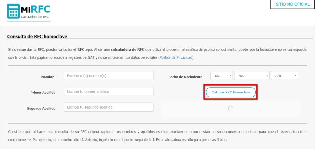 Consulta tu RFC con Homoclave 2025