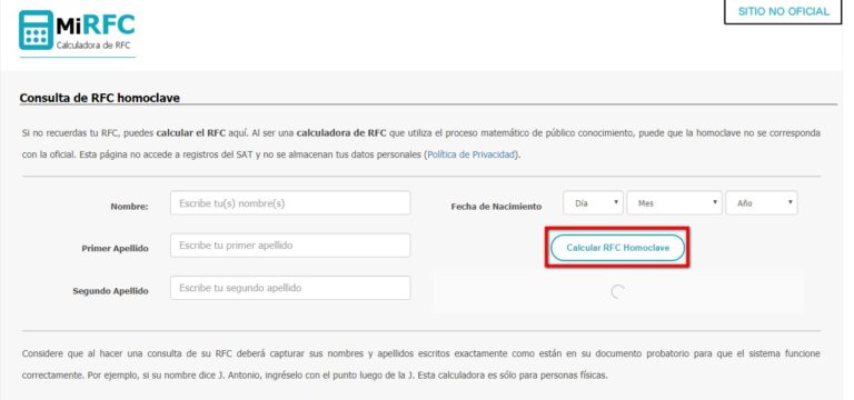 Consulta tu RFC con Homoclave 2023