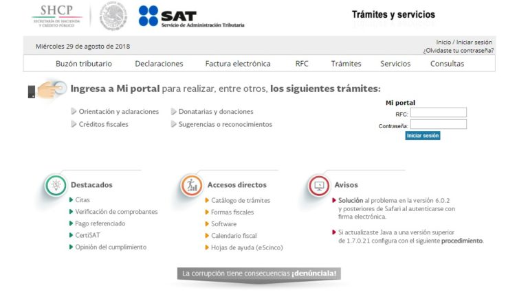 Como imprimir mi RFC 2024